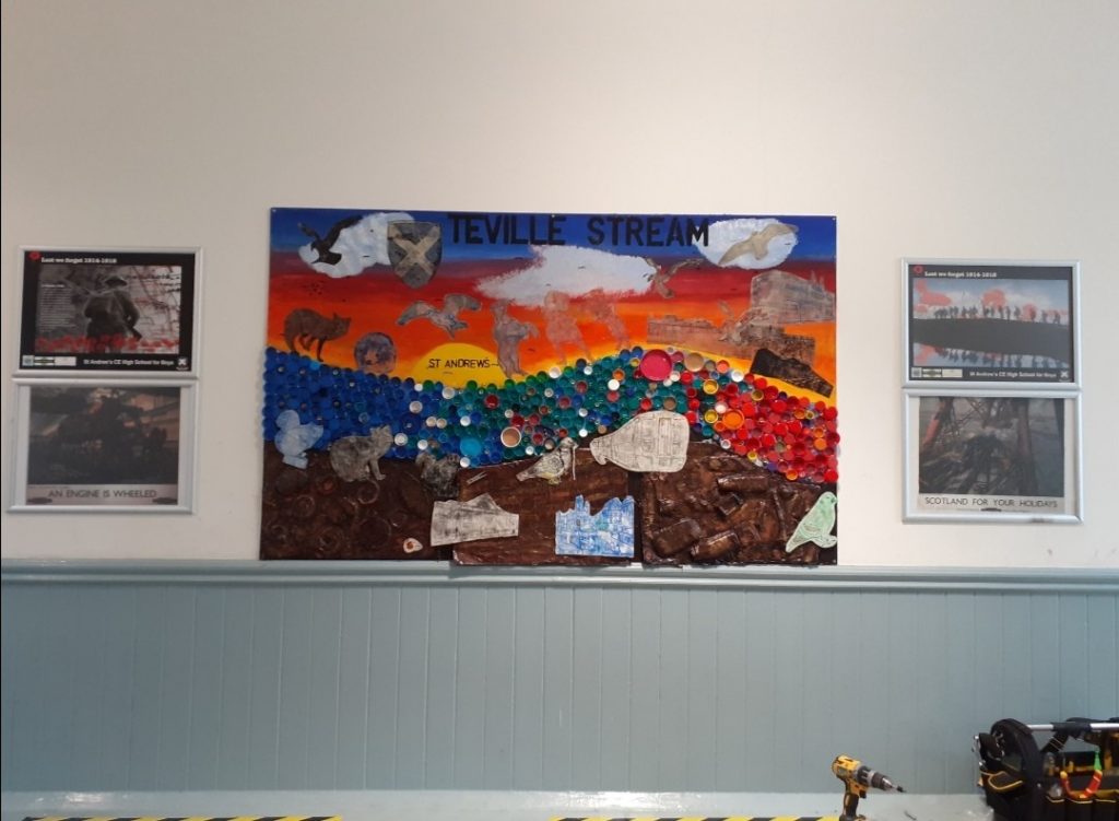 Teville Stream Mural created by St Andrew’s School pupils for Worthing ...