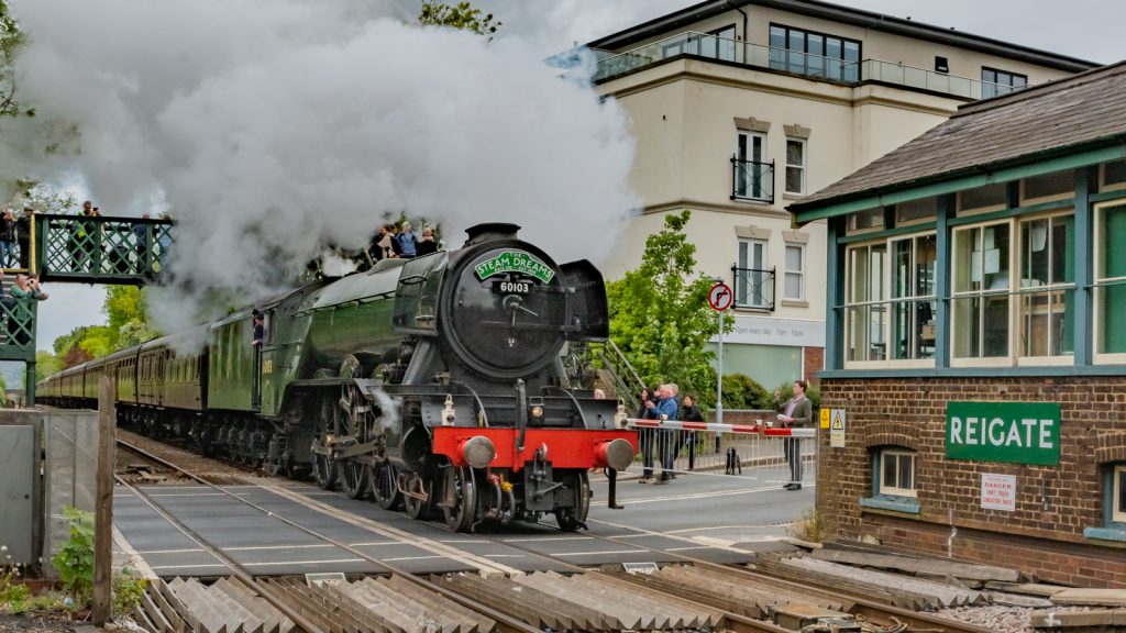 Train royalty passing through Reigate station | Southeast Communities ...
