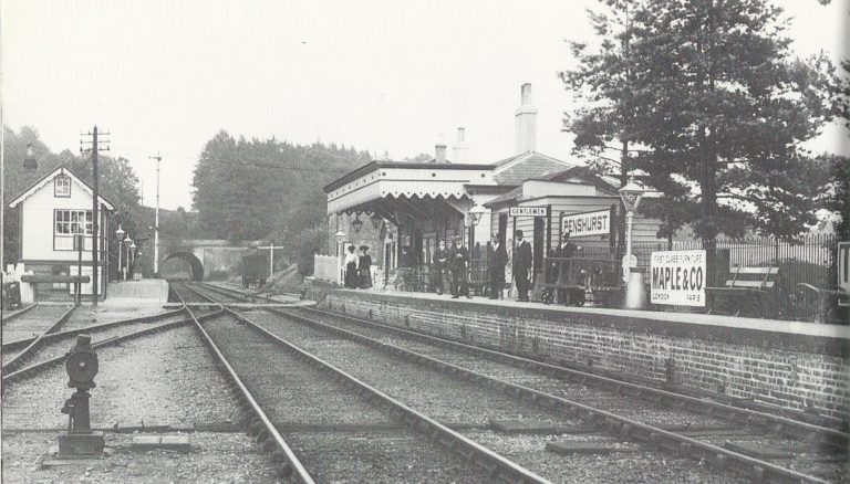 A charming old photograph of Penshurst station | Southeast Communities ...