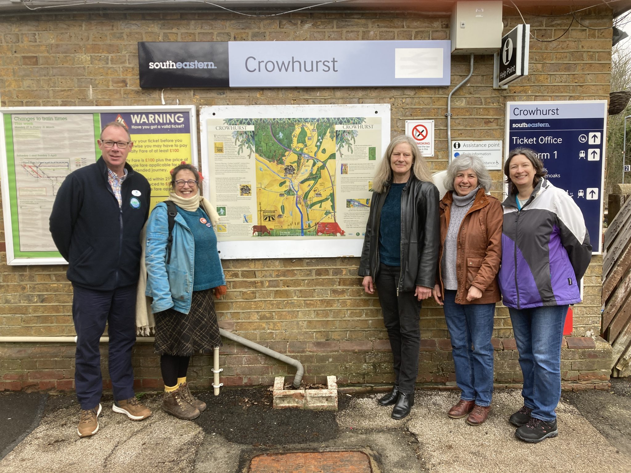 Crowhurst Map leads the way | Southeast Communities Rail Partnership